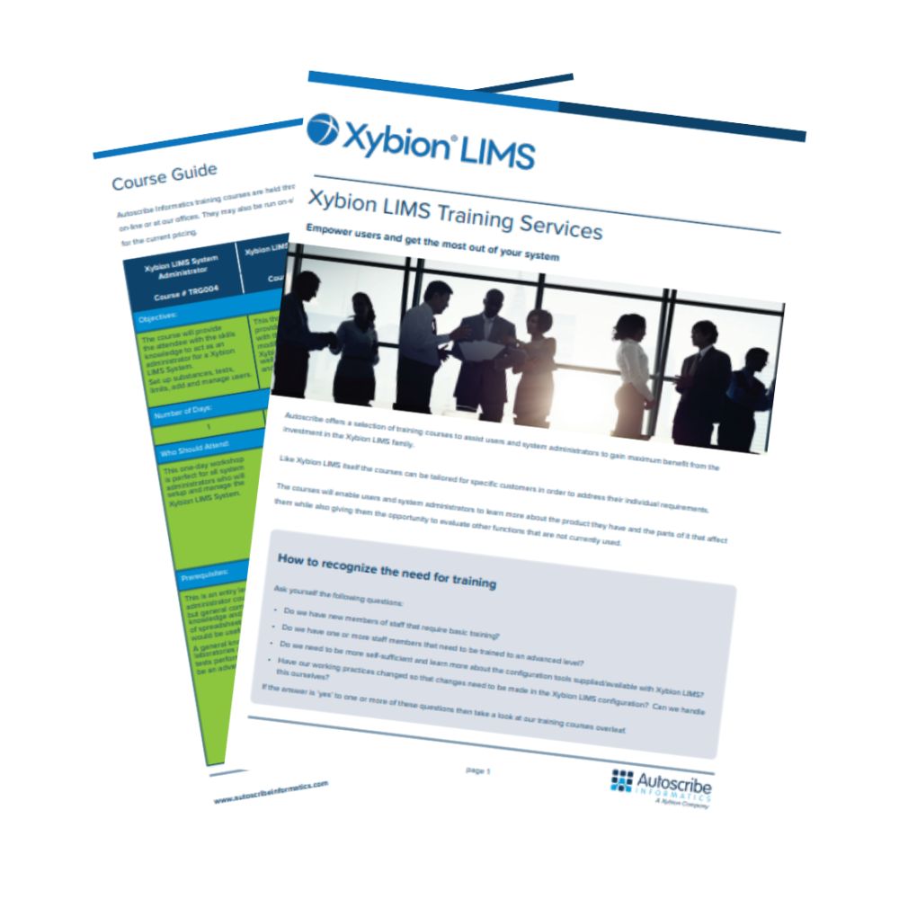 LIMS Training Courses | Autoscribe Informatics