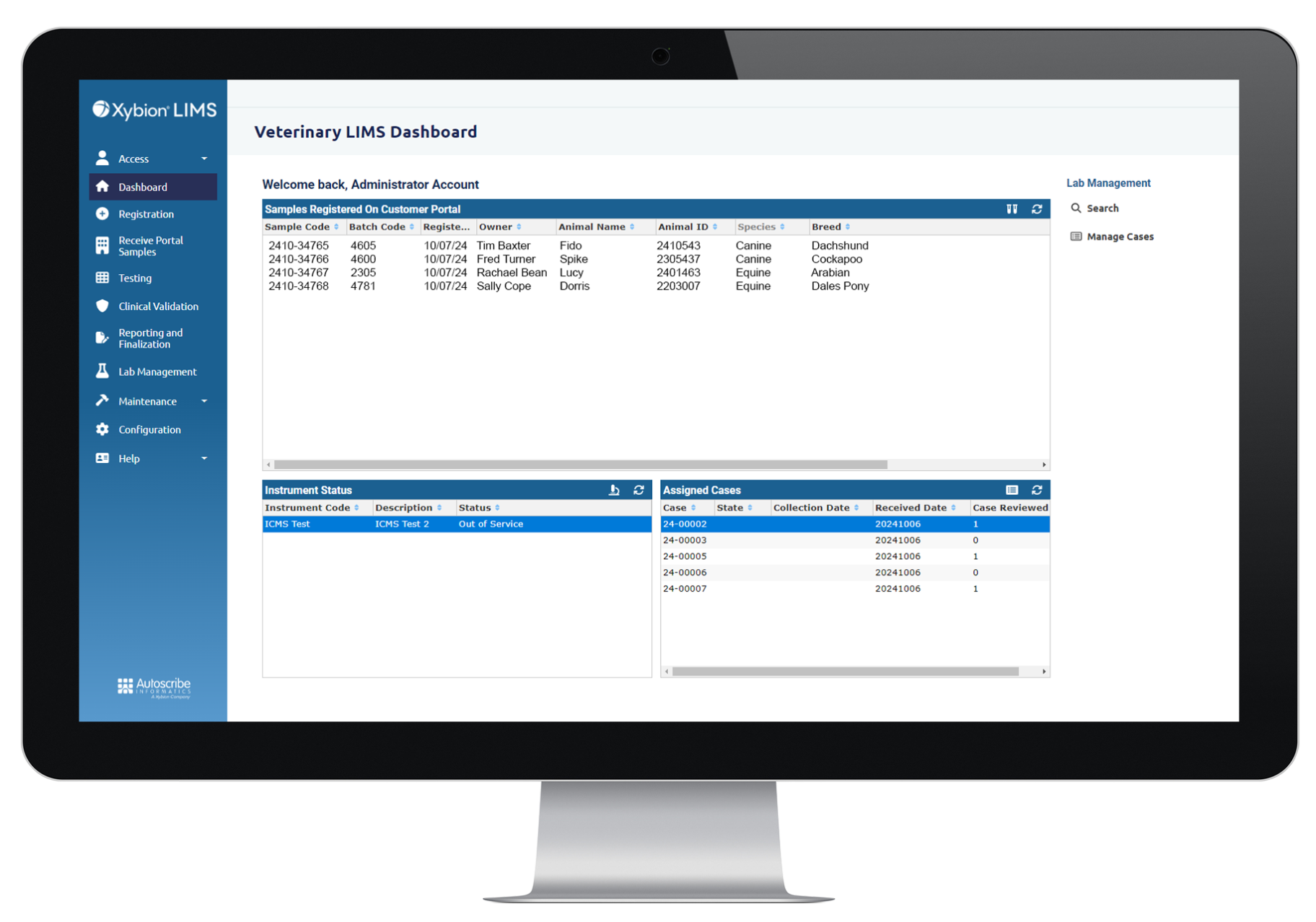 Veterinary LIMS | Vet Software | Autoscribe Informatics | Autoscribe Informatics