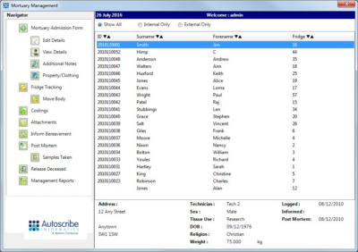 Mortuary Management Software is a Real Requirement | Autoscribe Informatics
