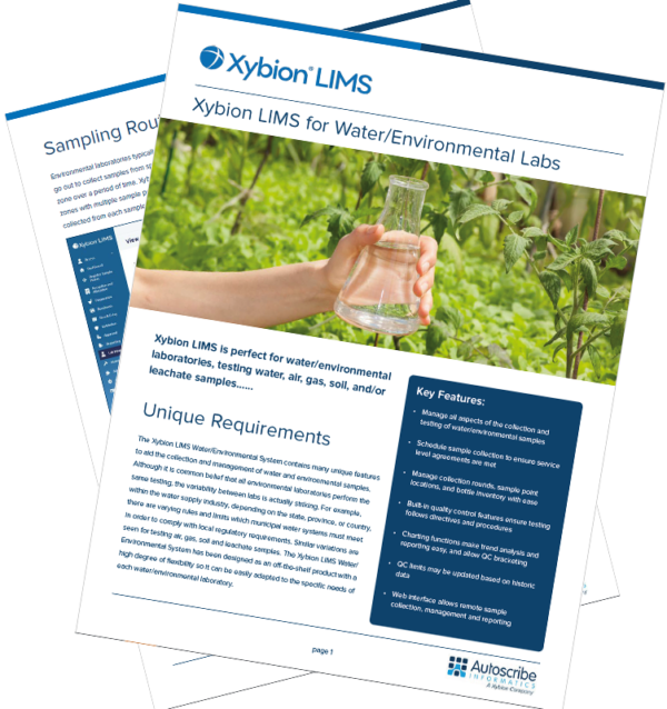 Environmental LIMS | Water and Wastewater LIMS | Explained | Autoscribe ...