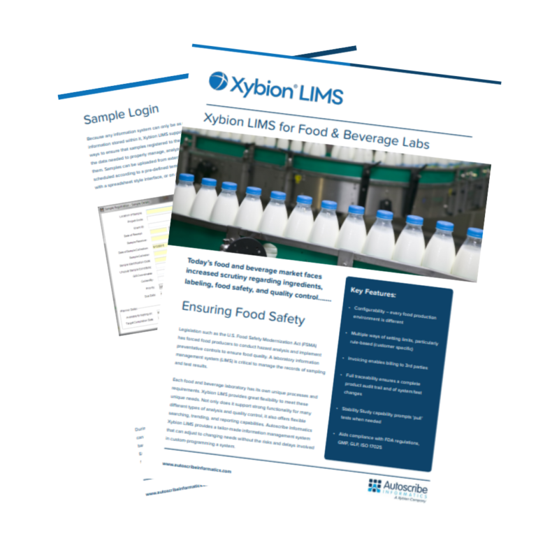 Food LIMS | Beverage LIMS | Lab Software | Autoscribe Informatics ...